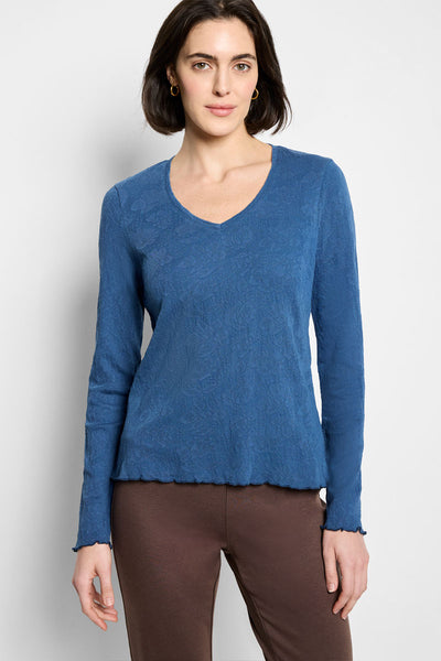 NIC+ZOE Lace Knit V-Neck Top – Evelyn & Arthur