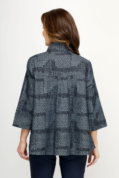 Frederique Patchwork Denim Jacket – Evelyn & Arthur